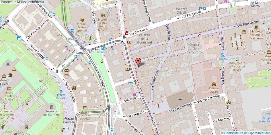 Pandenus Milano: Caffetteria e Bistrot di Classe in Via Mercato 24